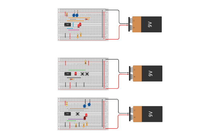 Circuit Design 555 Tinkercad
