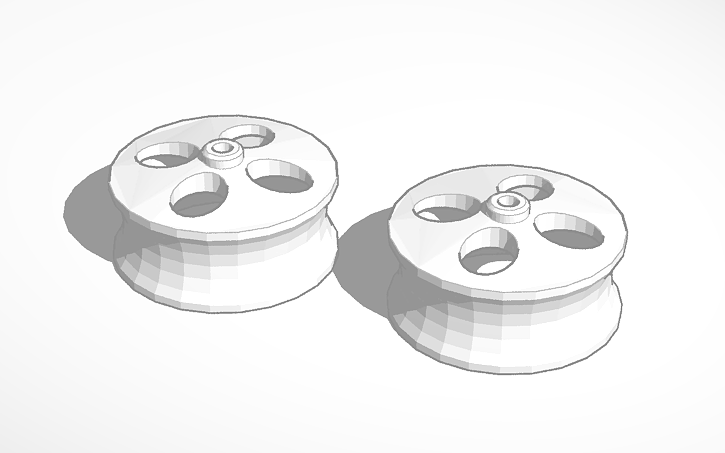 3D design [WIP] Nerf Flywheels V2.0 (read comments) - Tinkercad
