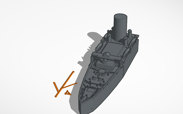 3D design Rms Campania bow - Tinkercad