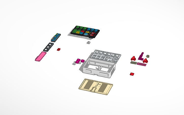 3D design BASE PAD1 - Tinkercad