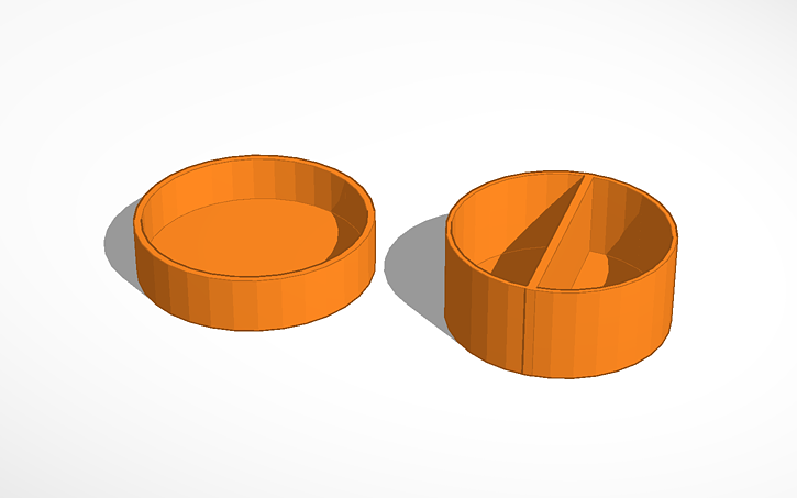 3D design Pill container | Tinkercad