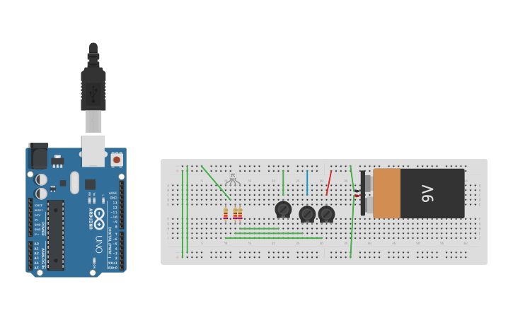 Circuit Design Led Rgb Tinkercad