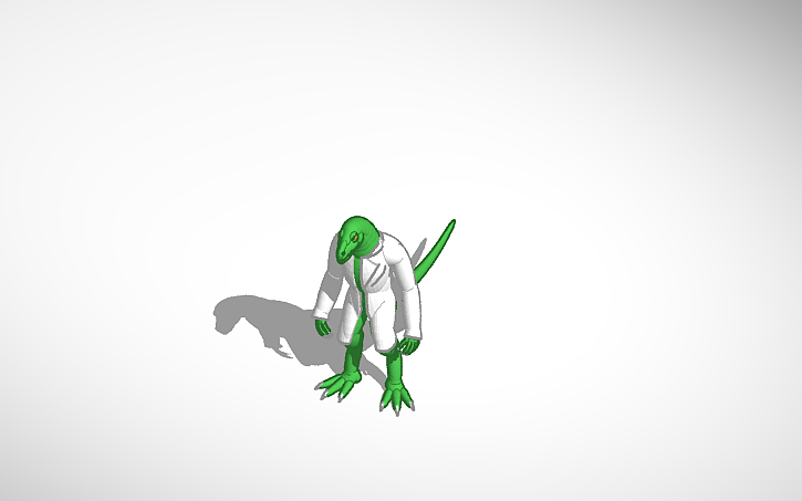 3D design The Lizard - Tinkercad