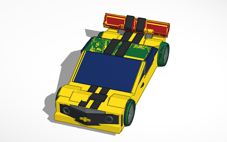 3d Design Car Tinkercad