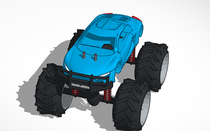 3D design r8 monstertruck - Tinkercad