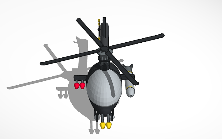 3D design Batcopter - Tinkercad
