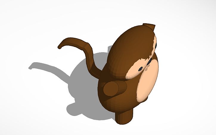 3D design monke | Tinkercad