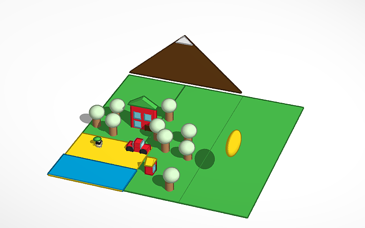 3D design PAISAJE - Tinkercad