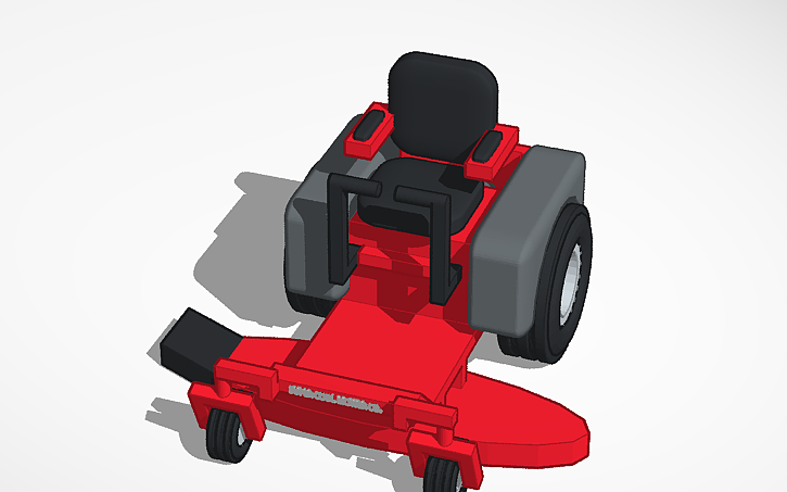 3D design mower simlab - Tinkercad