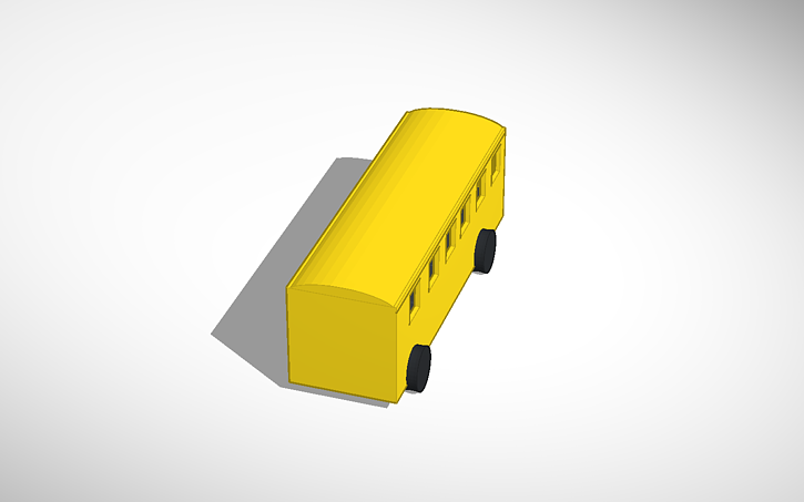 3D design Bus - Tinkercad