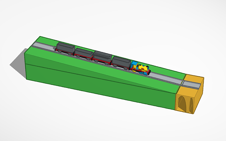3D design train crash sim lab - Tinkercad