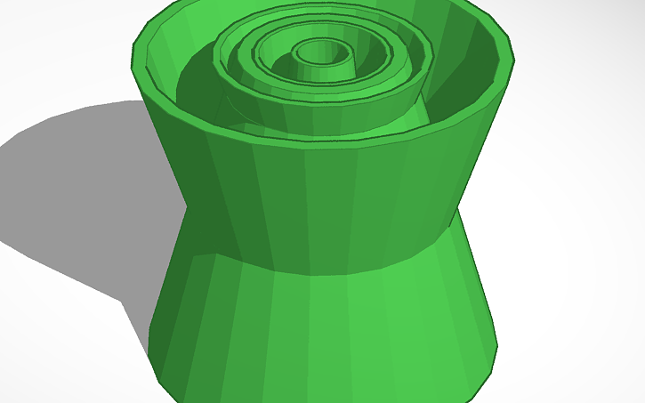 3D design diabolo - Tinkercad
