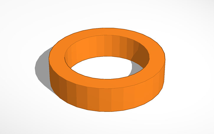 3d Design Filament Holder Ring Tinkercad