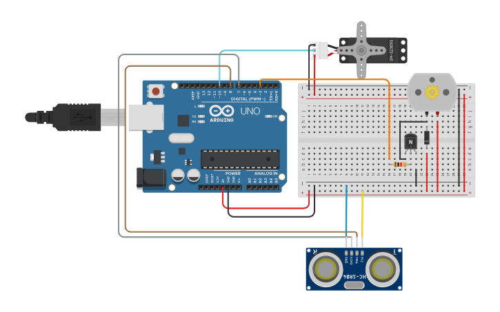 Circuit design IOT project - Completed | Tinkercad