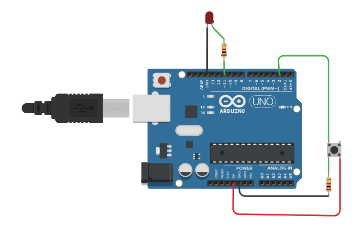 Circuit design ARDUINO 1 (Blink or Fade) - Tinkercad