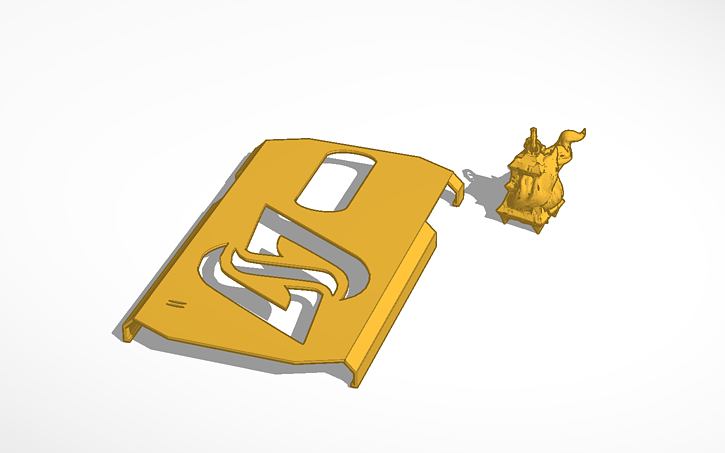 3D design clg case custom - Tinkercad