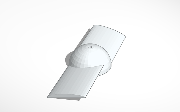 3D design Personal Fan Blade - Tinkercad