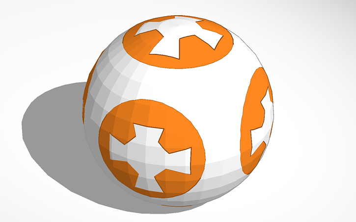 3D design BB-8 body | Tinkercad