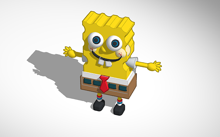 3D design Sponge Bob | Tinkercad