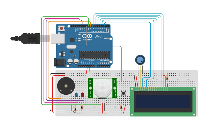 Circuit design Smart Medication Reminder System - Tinkercad