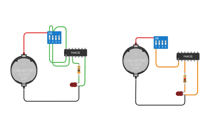 Circuit design Task 20 - Logic Gates - Tinkercad