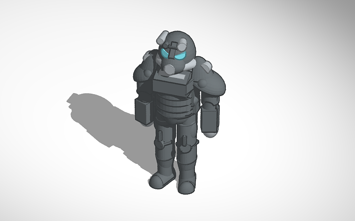 3D design Fallout T-45 power armor | Tinkercad