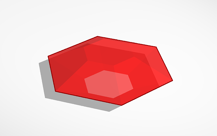 3D design ruby - Tinkercad