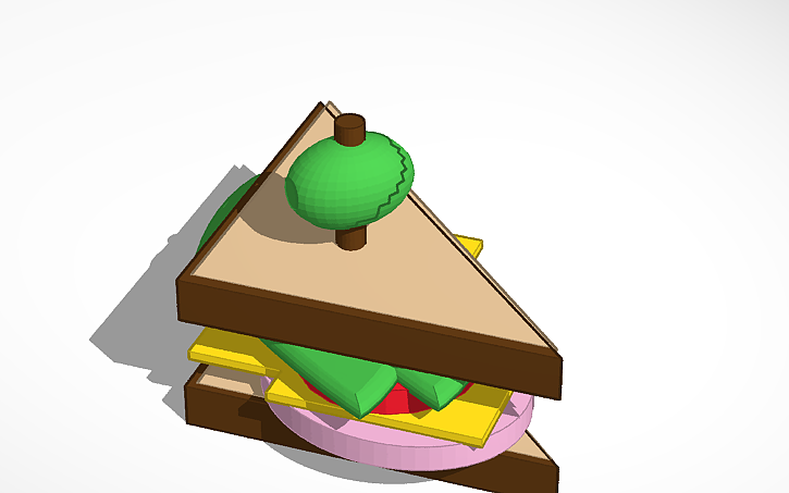 3D design Sandvich - Tinkercad