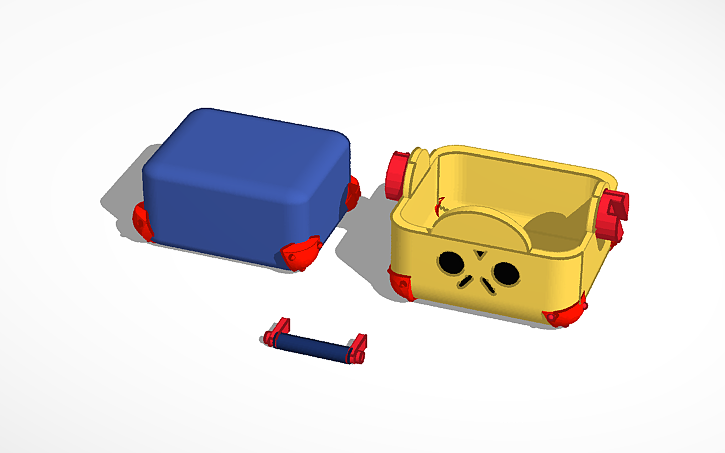3D design Brawl Stars Mega Box - Tinkercad
