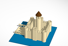 3D design BUILD A CASTLE | Tinkercad