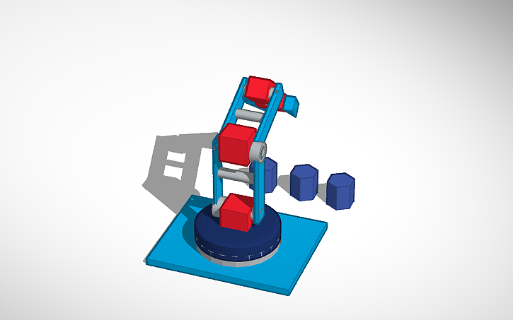 3D design Arm Robot - Tinkercad
