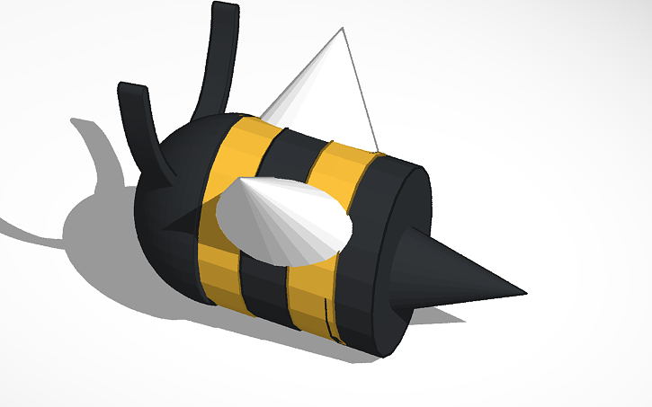 3D design bee - Tinkercad