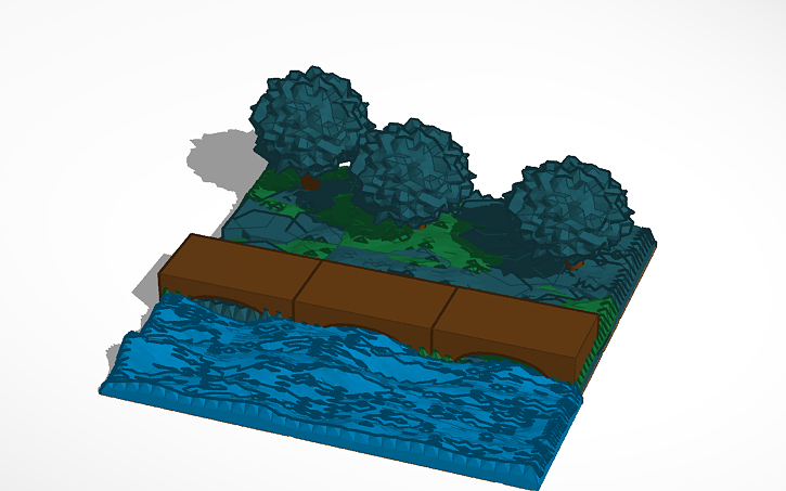 3D design Final Terrain [Mrs. Spain 3rd Period Robotics] | Tinkercad