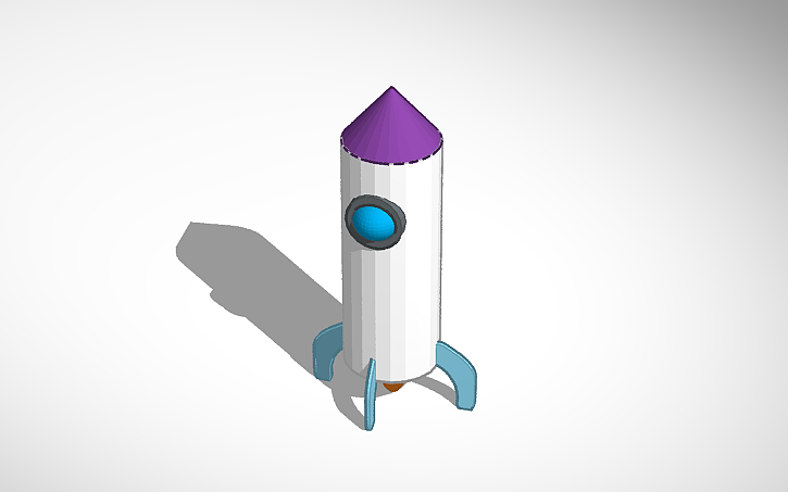 3D design yesenia duran-rocket ship | Tinkercad