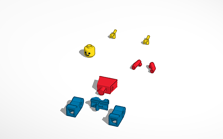 3D design lego figure - Tinkercad