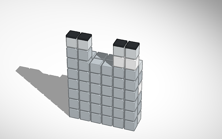 3D design minecraft dog | Tinkercad