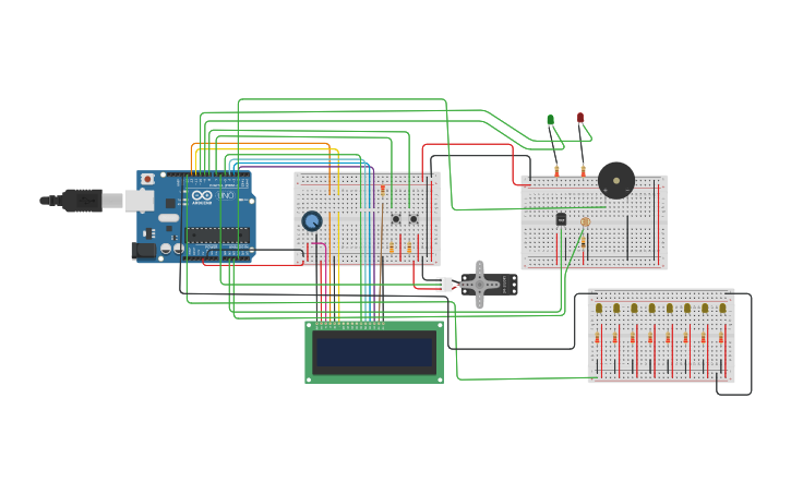 Circuit design Proyecto Final de Programación "Horno Inteligente" | Tinkercad