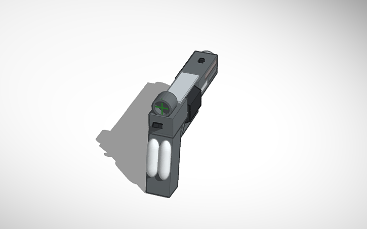 3D design revolver - Tinkercad