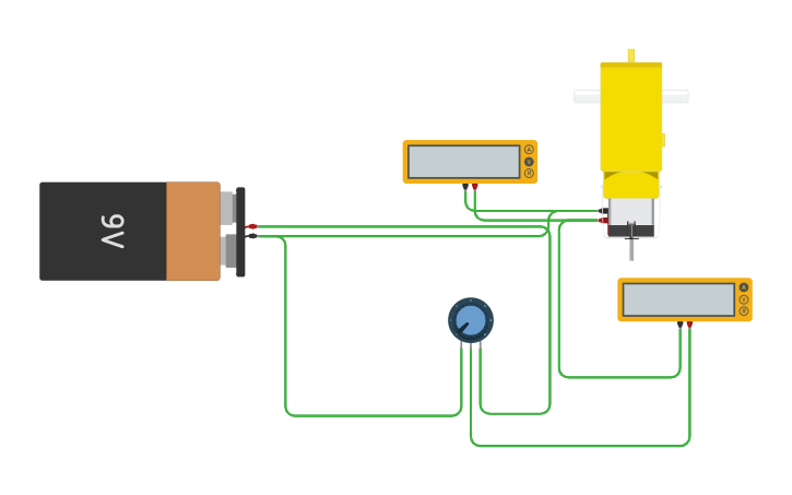 Circuit design Gearmotor | Tinkercad