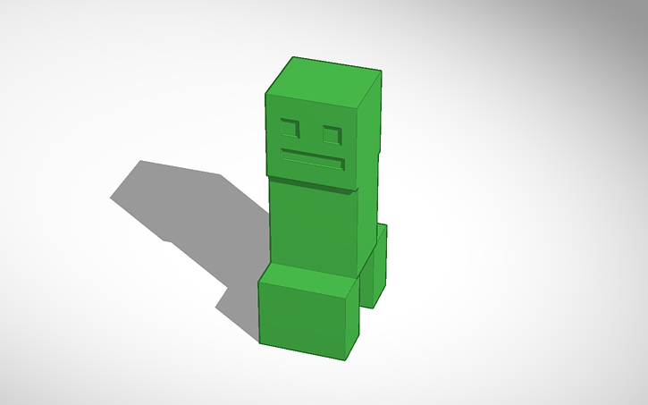 3D design Minecraft Creeper | Tinkercad
