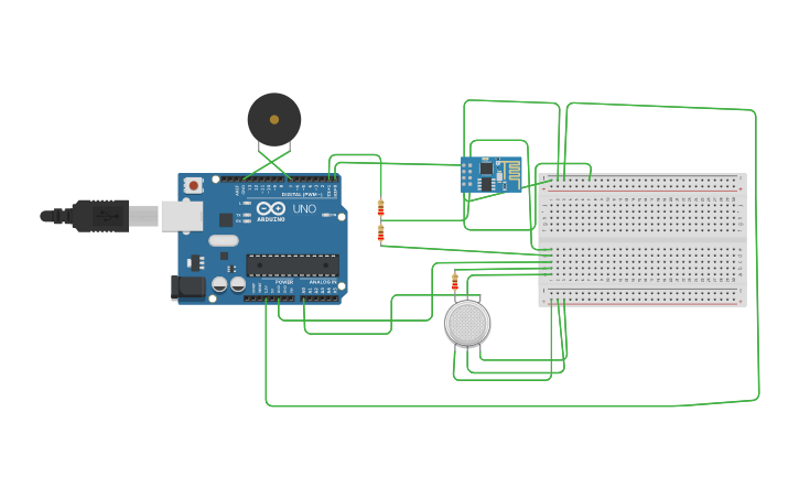 Circuit Design Copy Of Copy Of Turn On Led With Esp8266 And Arduino Tinkercad