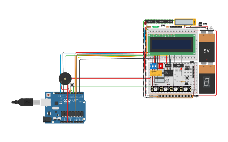 Circuit design C4 BOMB - Tinkercad