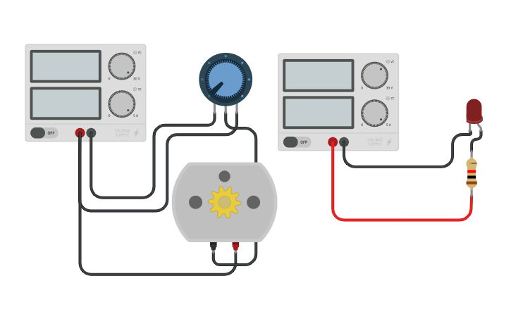 Circuit design Ohms Law - Tinkercad