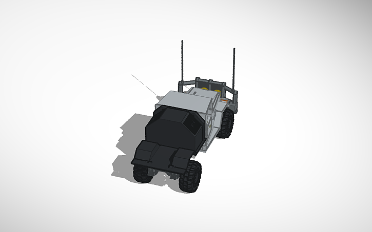 3D design Toyota land cruiser - Tinkercad