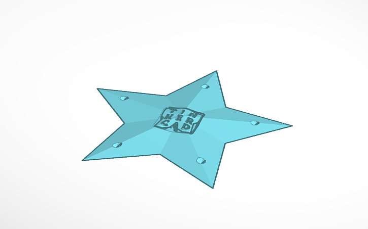 3D design Tinkercad Star - Tinkercad