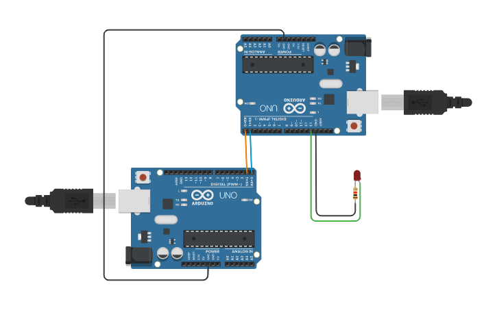 Circuit design Example 1: Controlling LED through Serial Communication ...