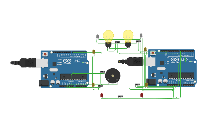 Circuit design car control - Tinkercad