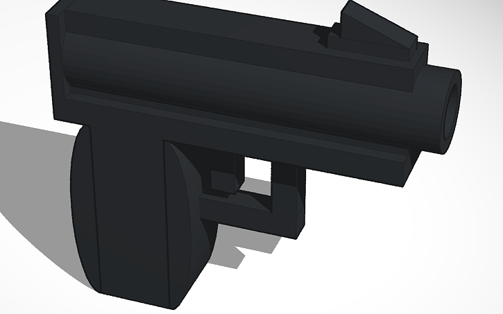 3D design Pistol - Tinkercad
