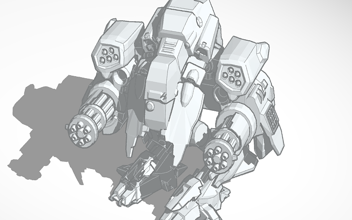 3D design Mech Suit - Tinkercad