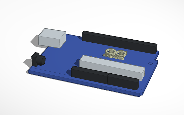 3D design Dibujo Placa de arduino - Tinkercad